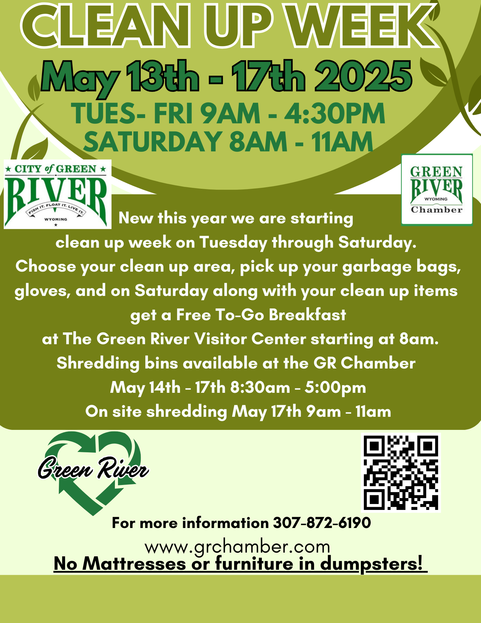 Clean Up Week - Green River Chamber of Commerce